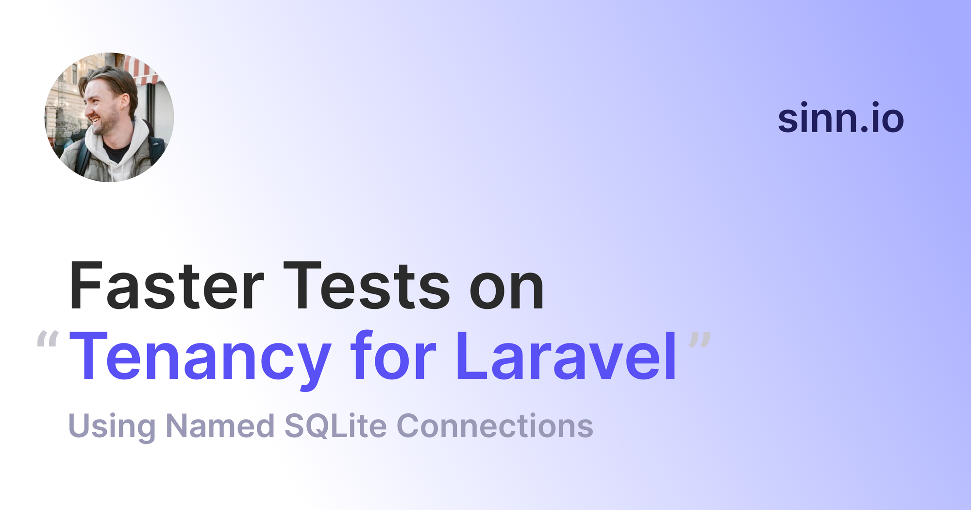 Faster Tests on “Tenancy for Laravel”